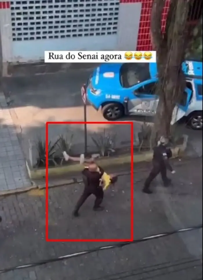 Cena de mulher sendo presa viraliza na tarde desta quinta-feira - EcoSerrano