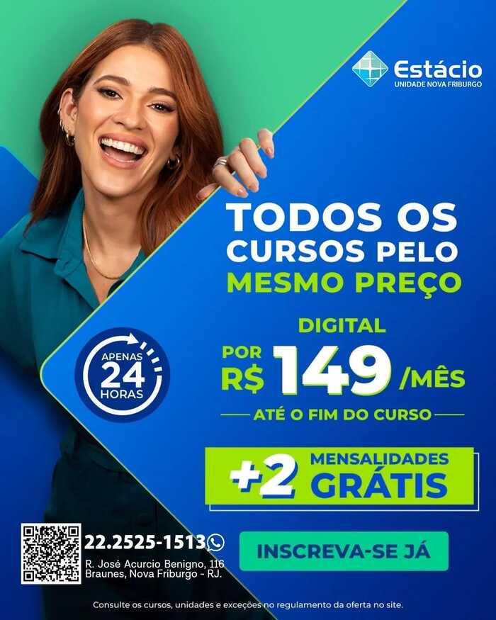 Estácio Friburgo concede condições especiais para ingresso na graduação ...