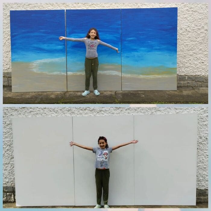 Artista friburguense de apenas 9 anos vende quadro a valor ...